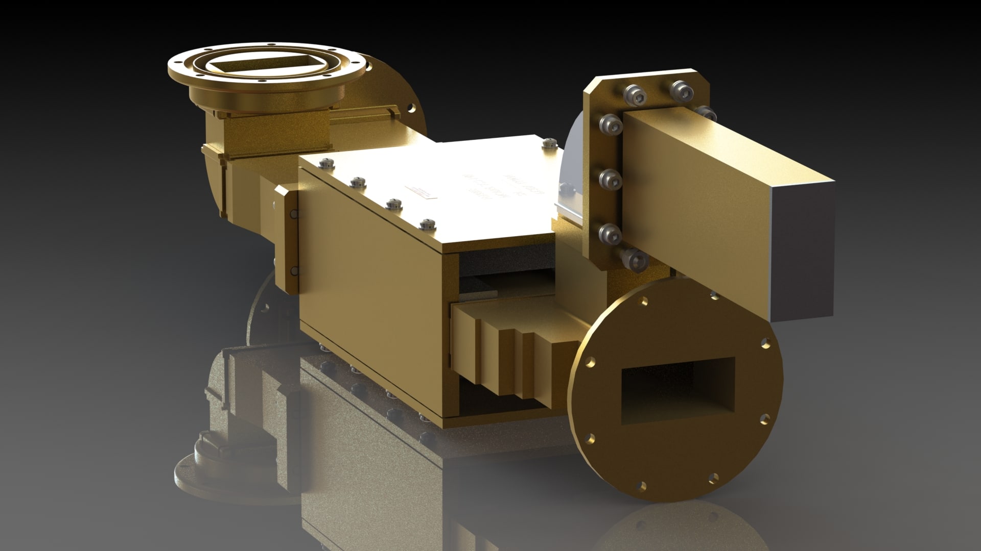 WR284 Waveguide S-Band Microwave Circulators | Ferrite Microwave