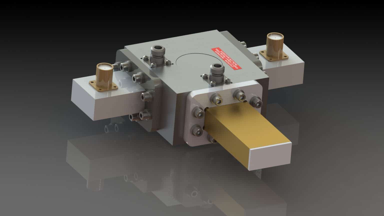 WR187 Waveguide C-Band Microwave Circulators | Ferrite Microwave