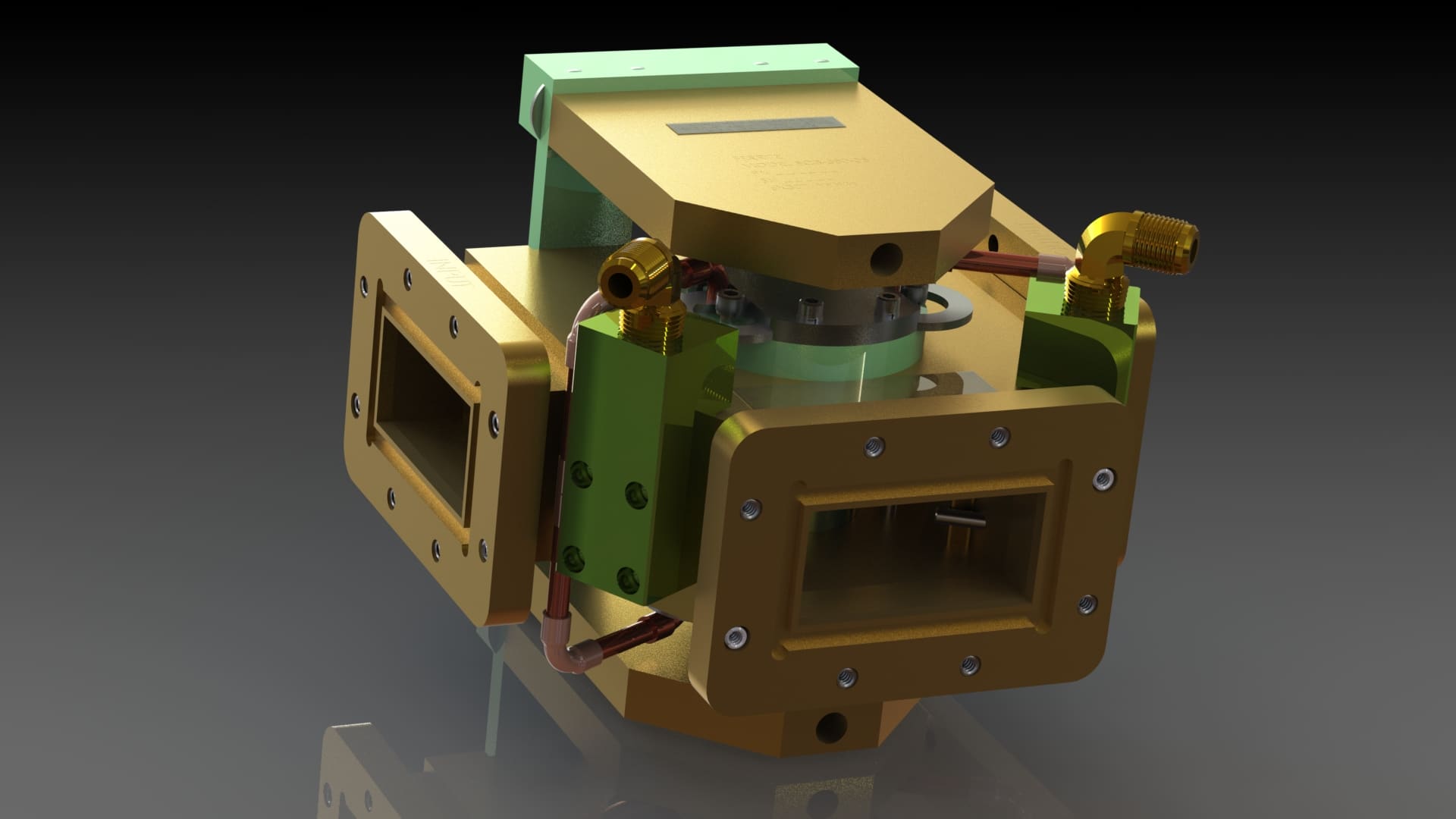 WR284 Waveguide S-Band Microwave Circulators | Ferrite Microwave